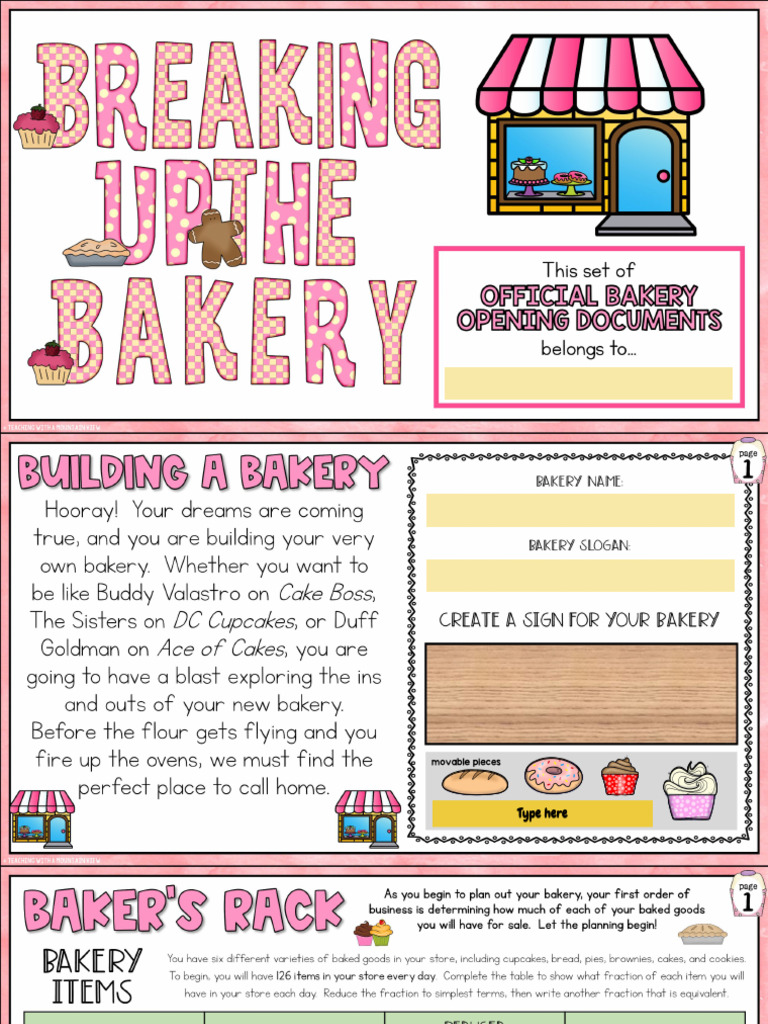 Fractions Bakery Introduction | PDF