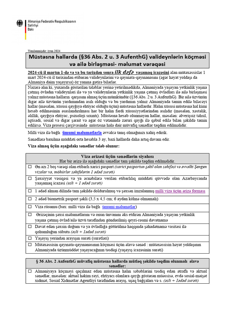 M D Elternnachzug Aze Data | PDF