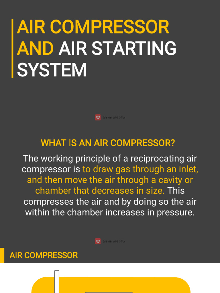 AIR COMPRESSOR WPS Office | PDF | Mechanical Engineering | Manufactured ...
