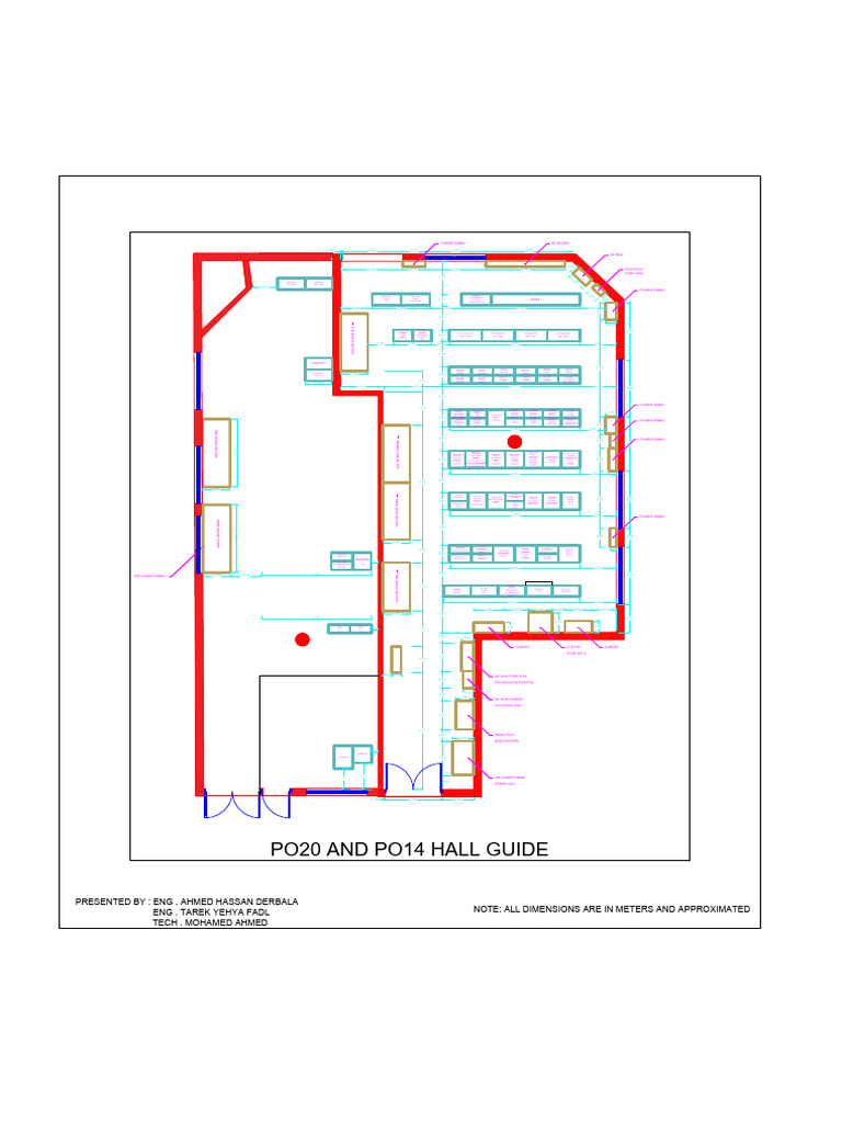 PO14 AND PO20 HALL LAYOUT-Model | PDF