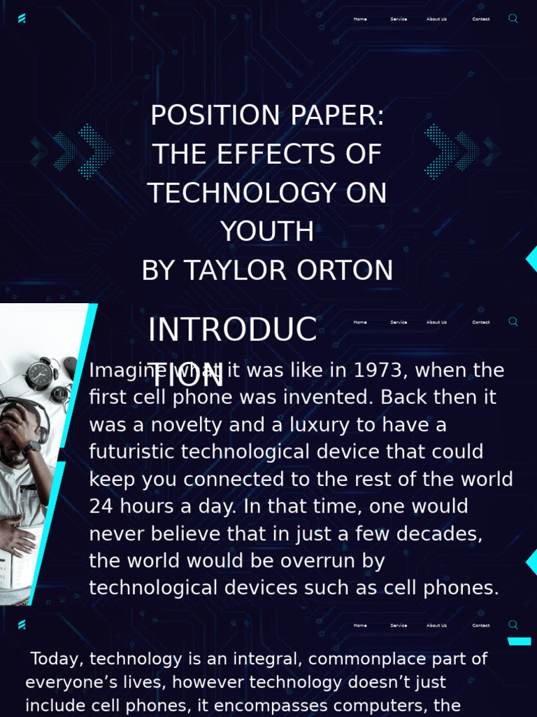 Tech's Impact on Youth: A Critical View | PDF | Cognition