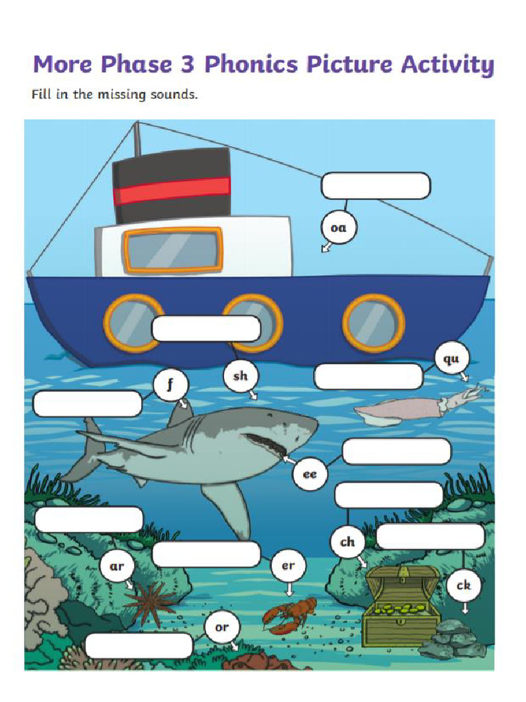 Phonics Missing Words | PDF