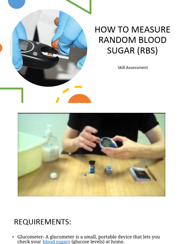 Skill Assessment-RBS | PDF | Diabetes | Human Diseases And Disorders