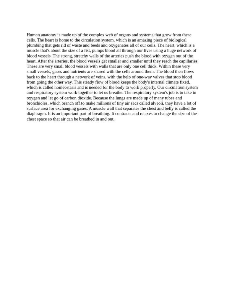 Human Anatomy Is Made Up of The Complex Web of Organs and Systems That ...