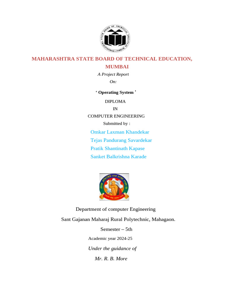 OSY-MicroProject-1 | PDF | Computer Science | Applied Mathematics