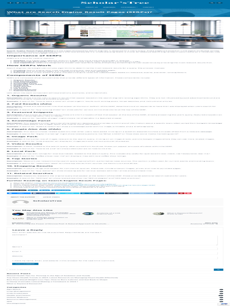 What Are Search Engine Result Pages (SERPs) ? | PDF | Search Engine ...