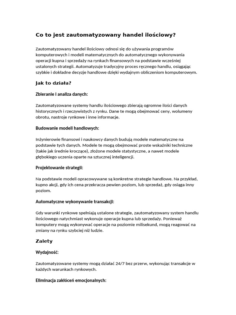 Coinplex - Inteligentny System Kwantyzacji | PDF