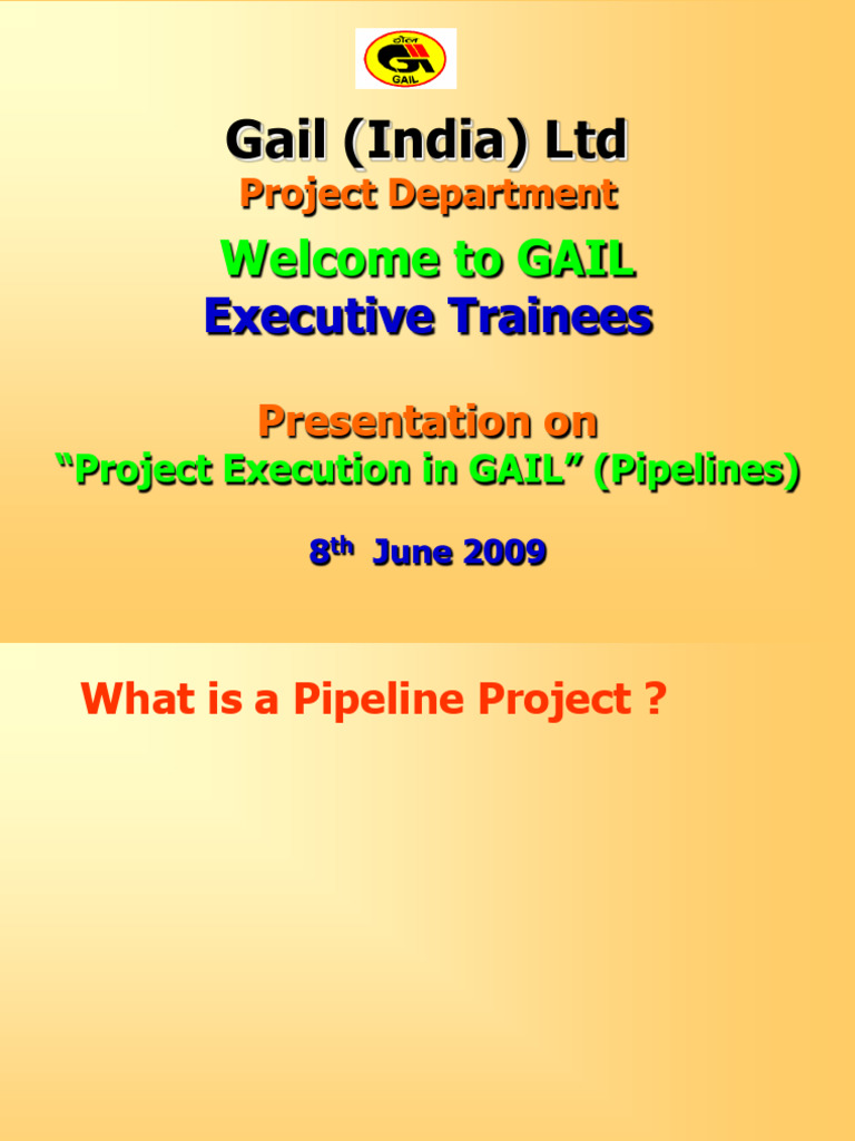 GAIL Project Execution Guide | PDF