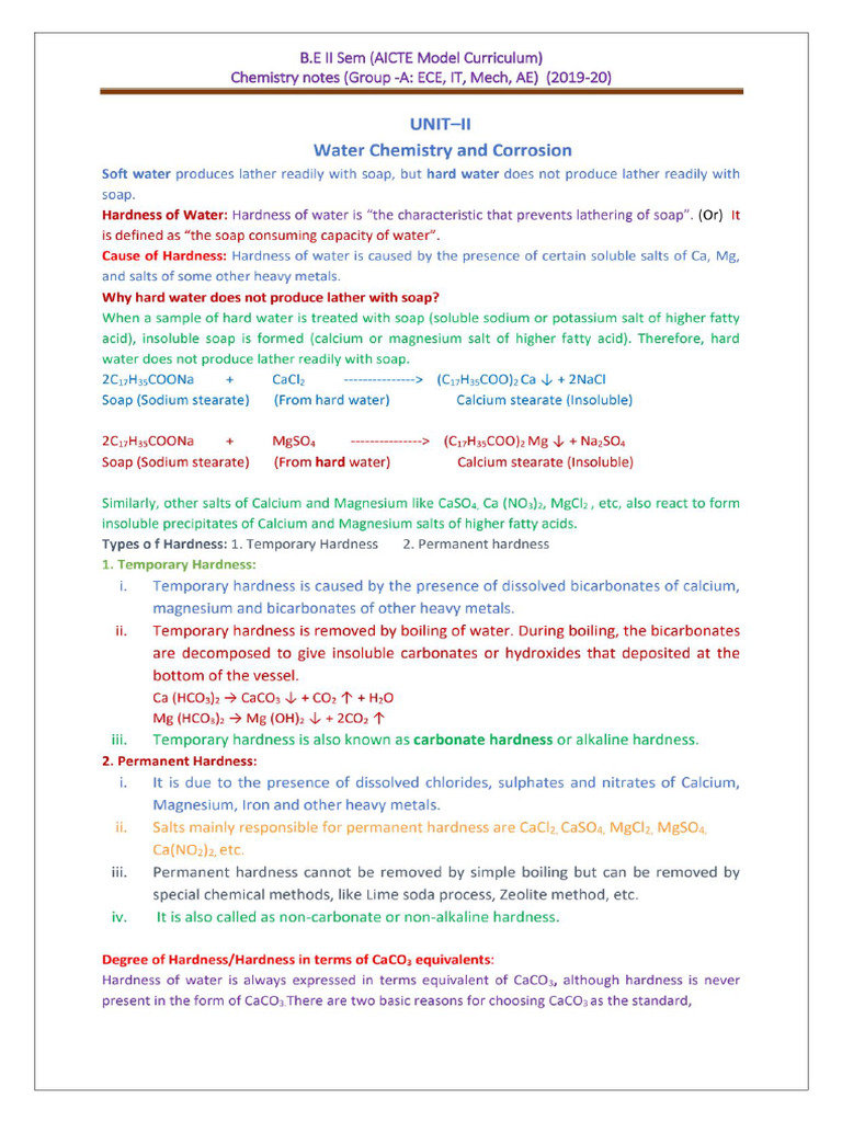 Chemistry Unit-2 | PDF
