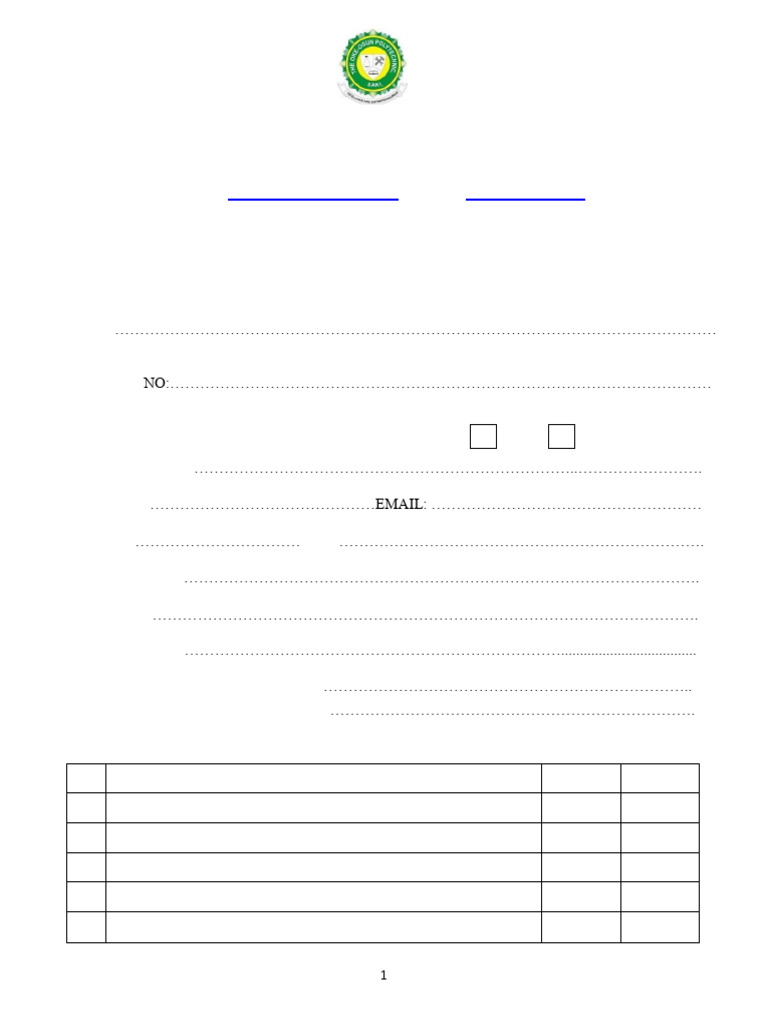 Screening Form For New Students | PDF | Educational Stages | Qualifications