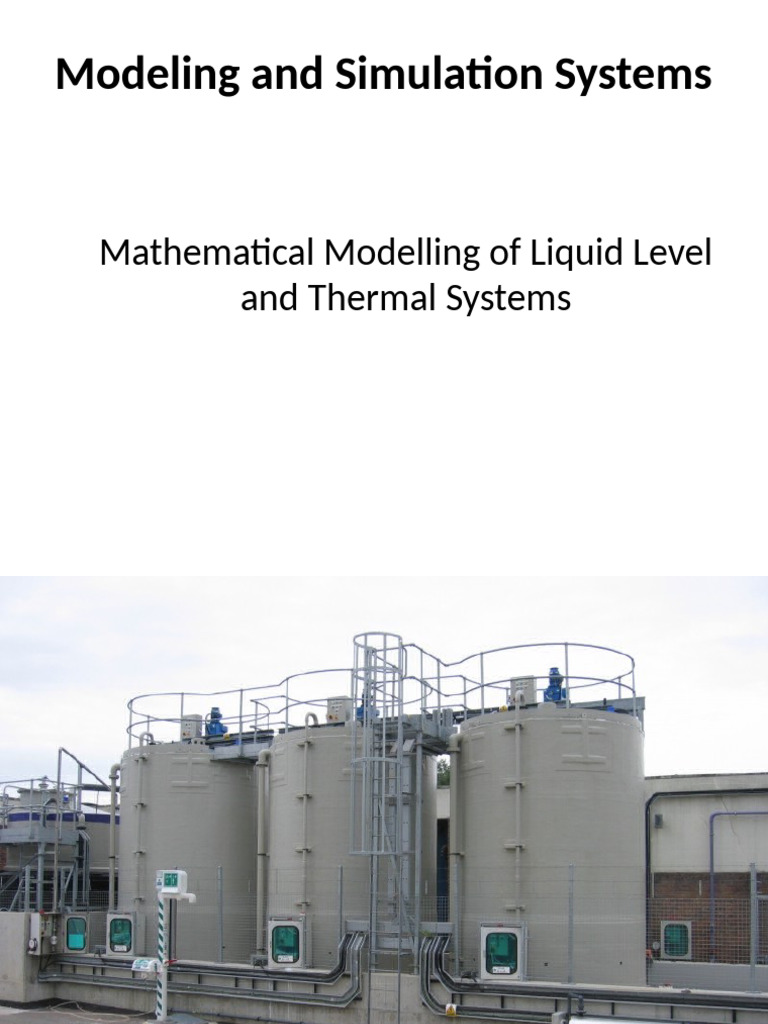Modelling of Liquid Level and Thermal Systems | PDF | Fluid Dynamics ...