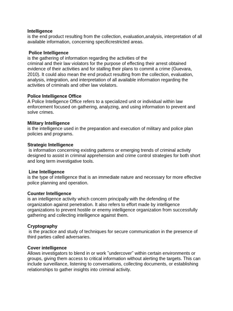 CDI-2E | PDF | Military Intelligence | Cybercrime