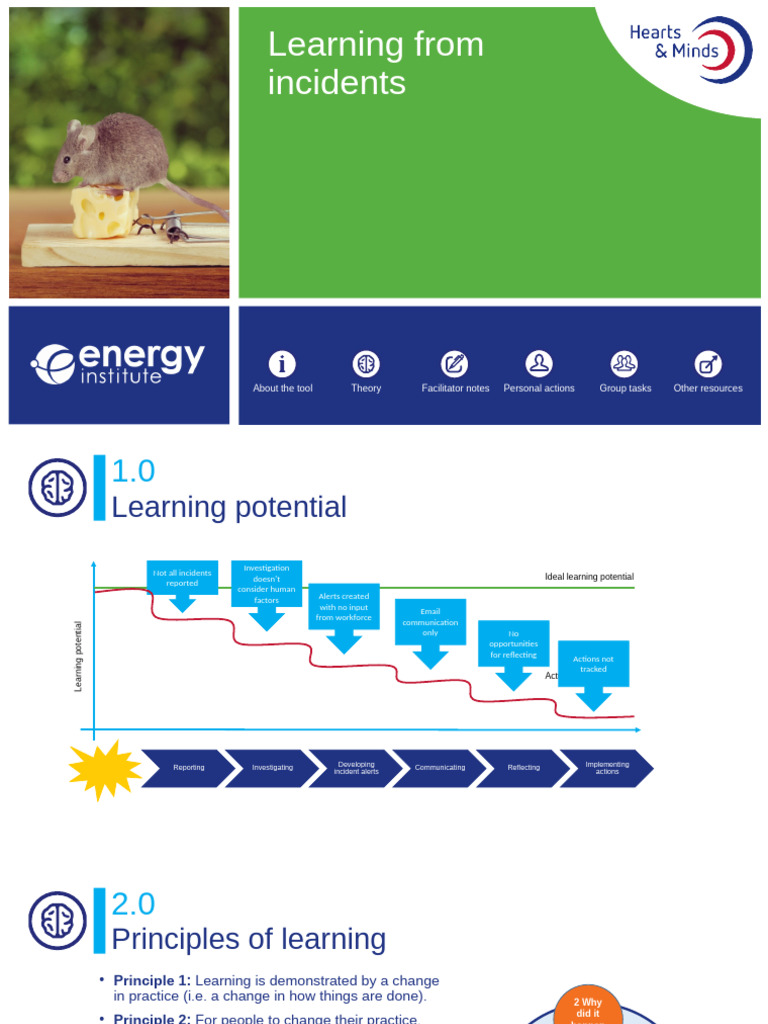 Learning From Incidents Facilitators Presentation | PDF | Learning ...