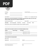 Next of Kin Form | PDF