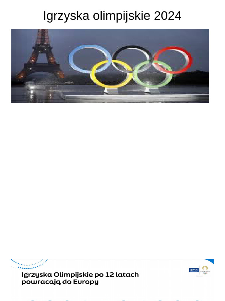 Olimpiada Sportowa 2024 | PDF