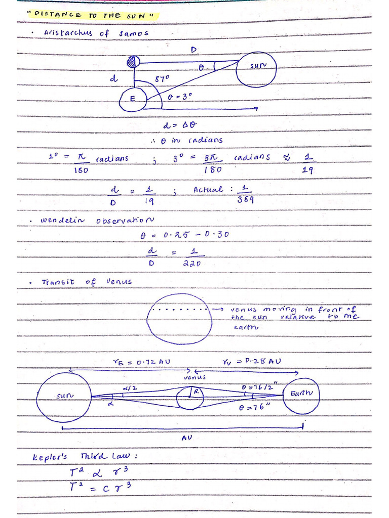 Solar Physics 2 - Sun's Parameters | PDF