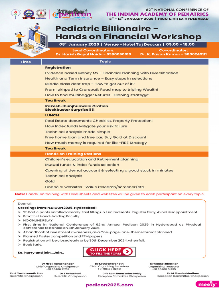 Pedicon 2025: Pediatric Financial Workshop | PDF | Financial Services ...
