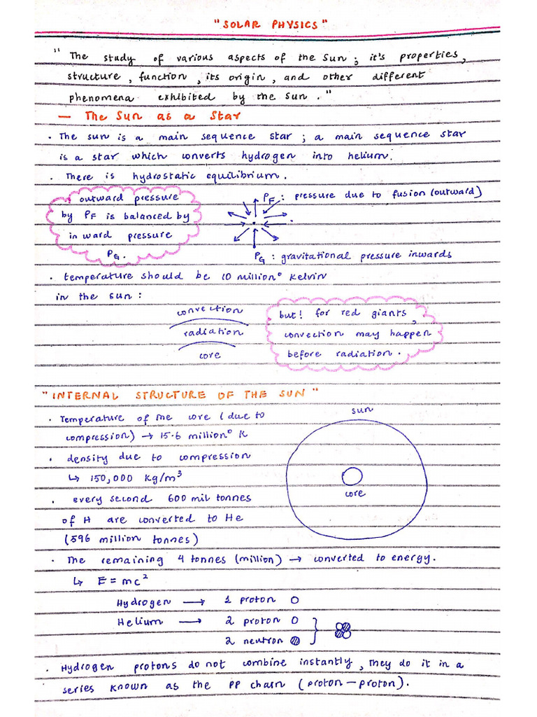 Solar Physics 1 - Sun As A Star | PDF
