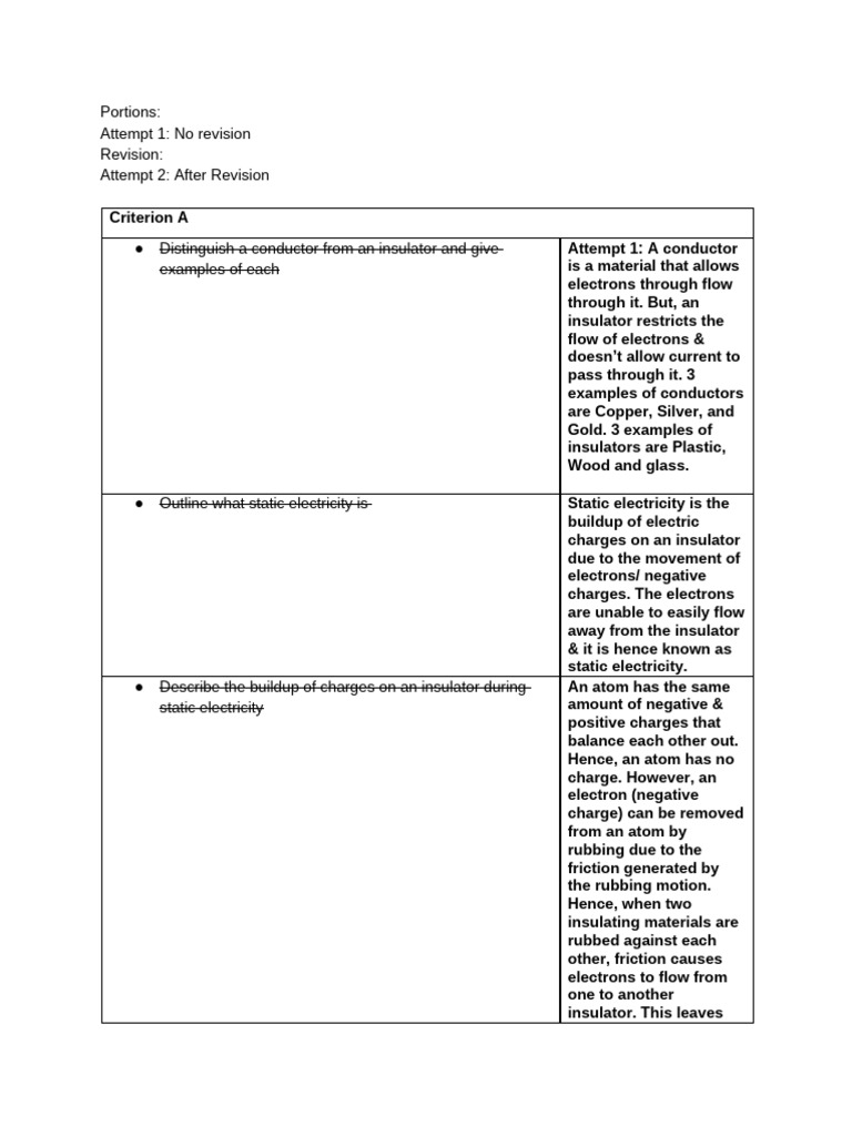 Electricity Revision Pdf Series And Parallel Circuits Electric