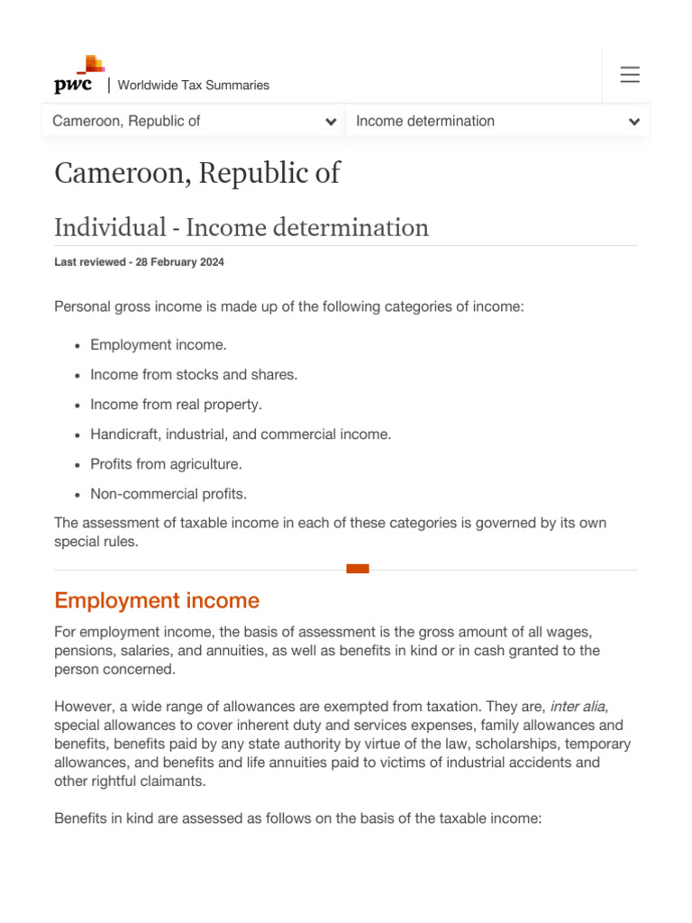 Income Determination | PDF | Taxes | Corporate Tax