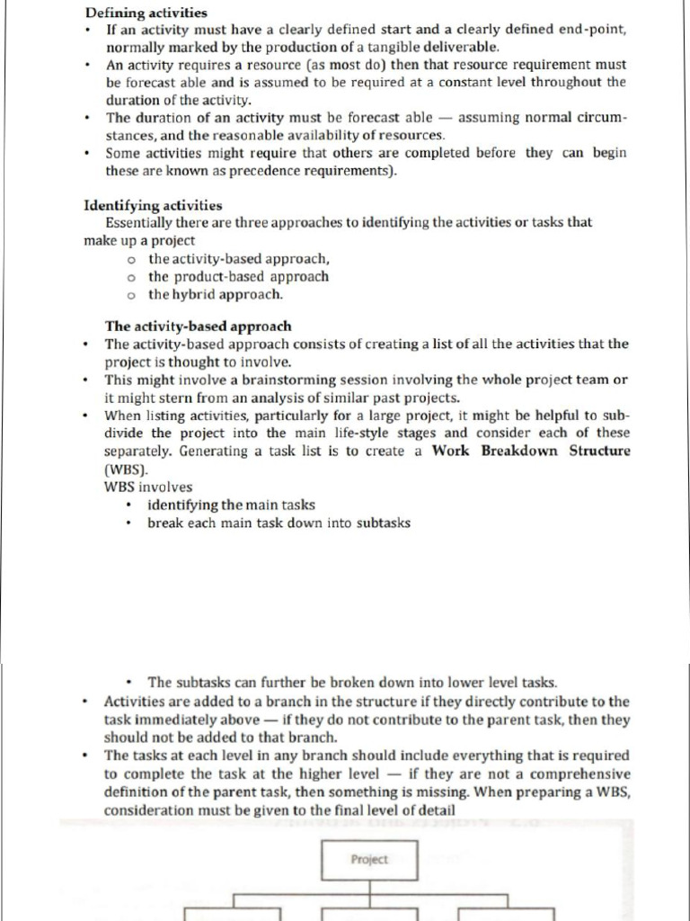 Approaches Identifying Activities | PDF