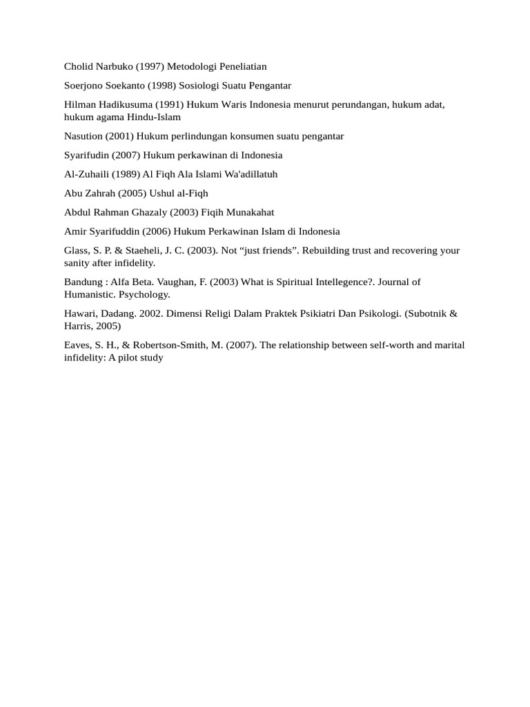 Dapus | PDF | Religion & Spirituality