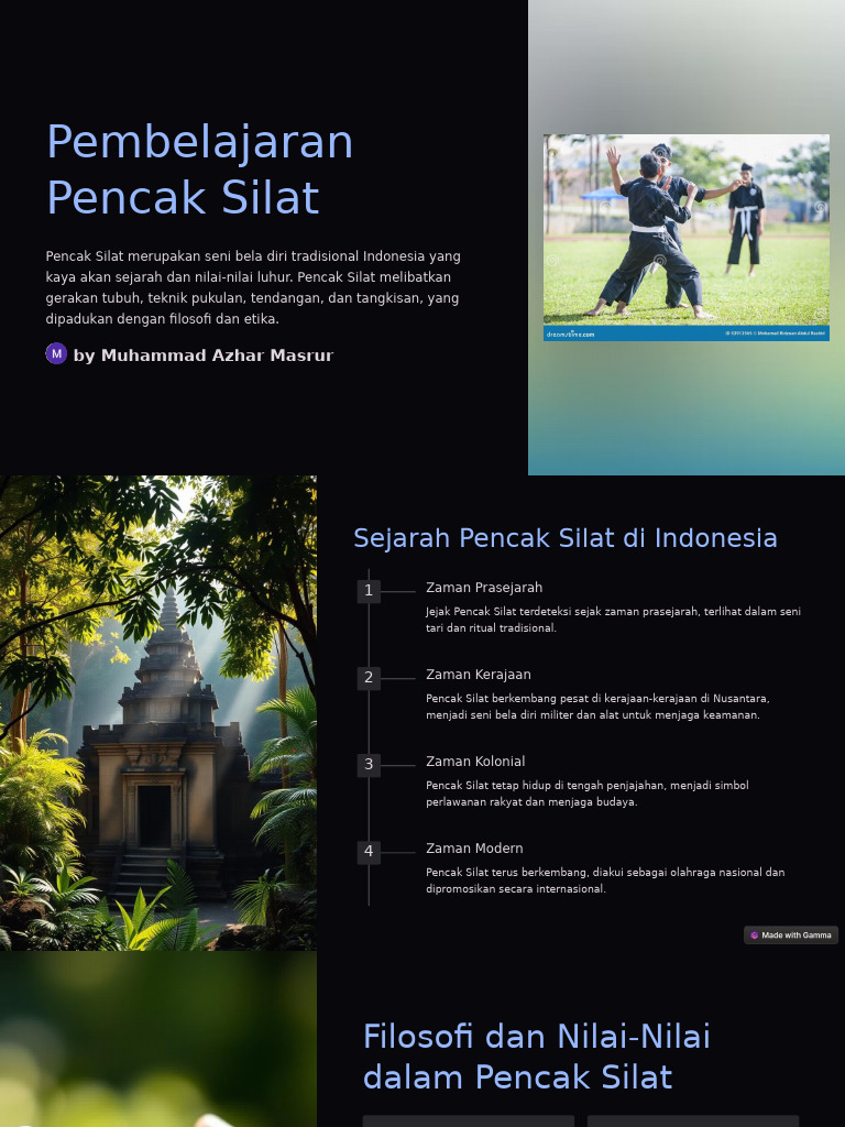 Pembelajaran Pencak Silat | PDF