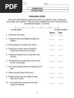 Animal Farm Chapter 7 - 8 ESTE | PDF