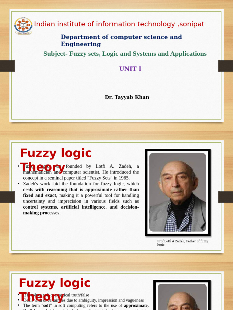 3 - Fuzzy Logic PPT Core | PDF | Fuzzy Logic | Applied Mathematics