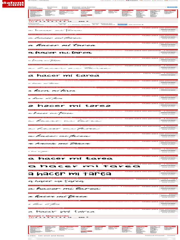 Script Manuscrito | PDF