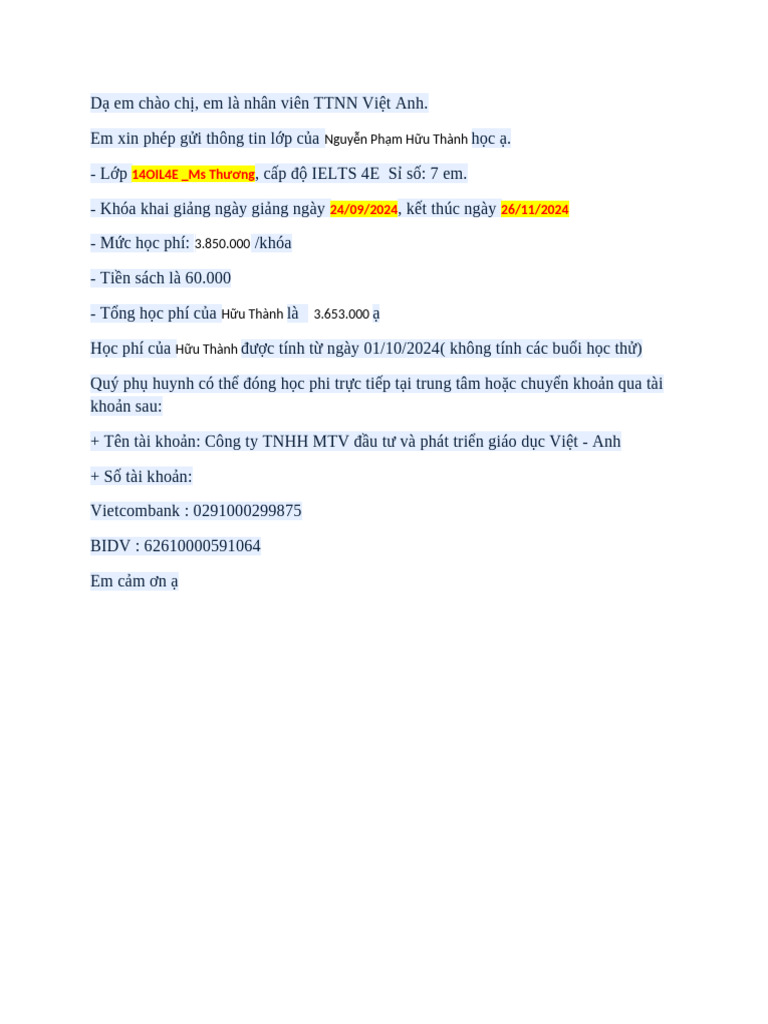 Thông Tin L P | PDF