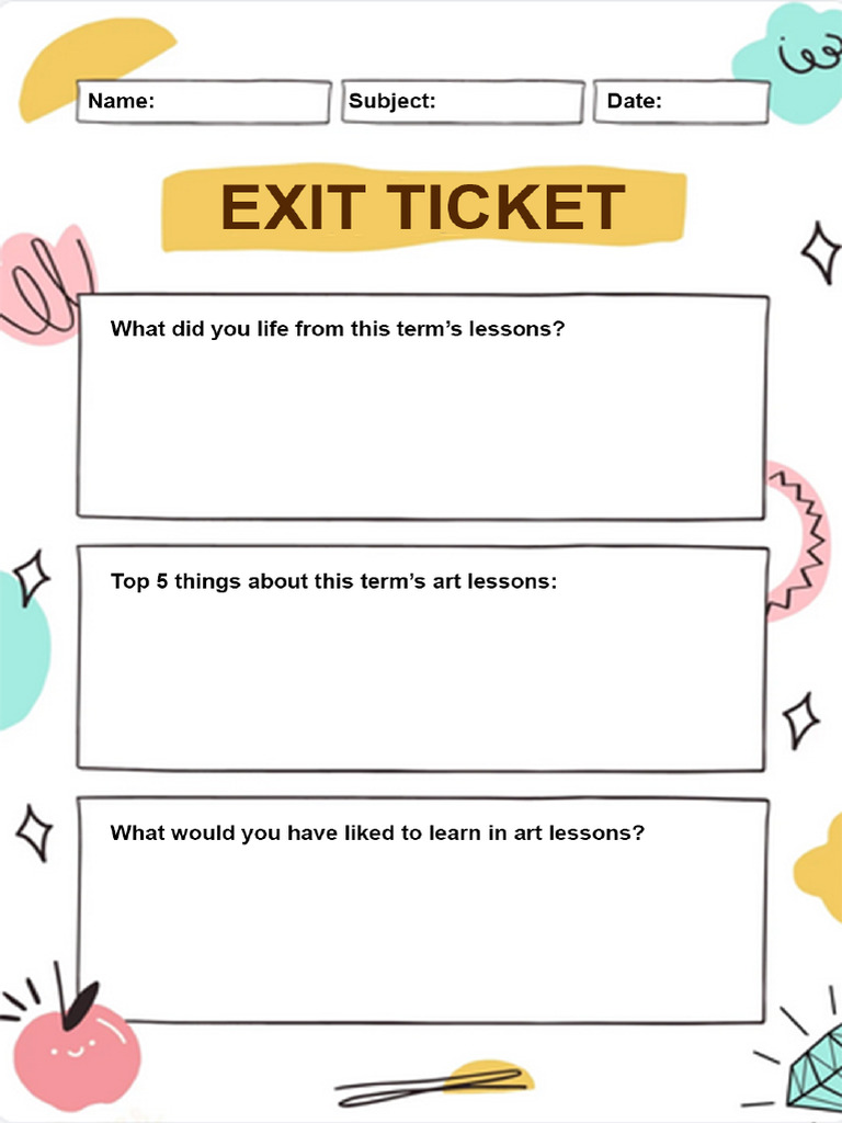 Exit Ticket | PDF