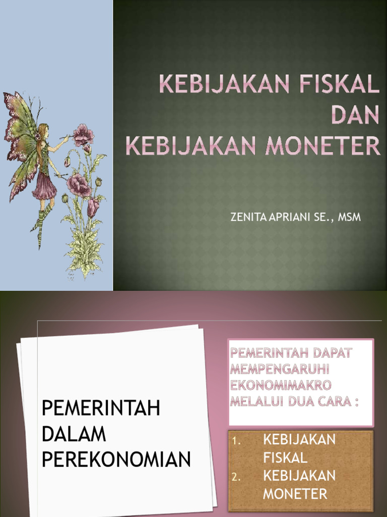 Kebijakan Fiskal Dan Moneter | PDF
