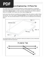 E-Plane Tee in Microwave Engineering | PDF
