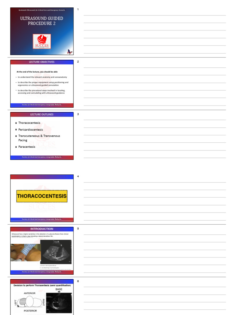 Lecture 13 - USG Guided Procedure 2 | PDF | Medical Ultrasound ...
