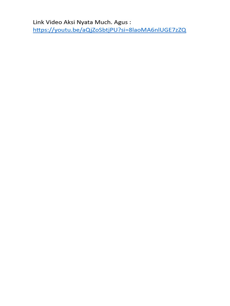 Link Video Aksi Nyata Much | PDF