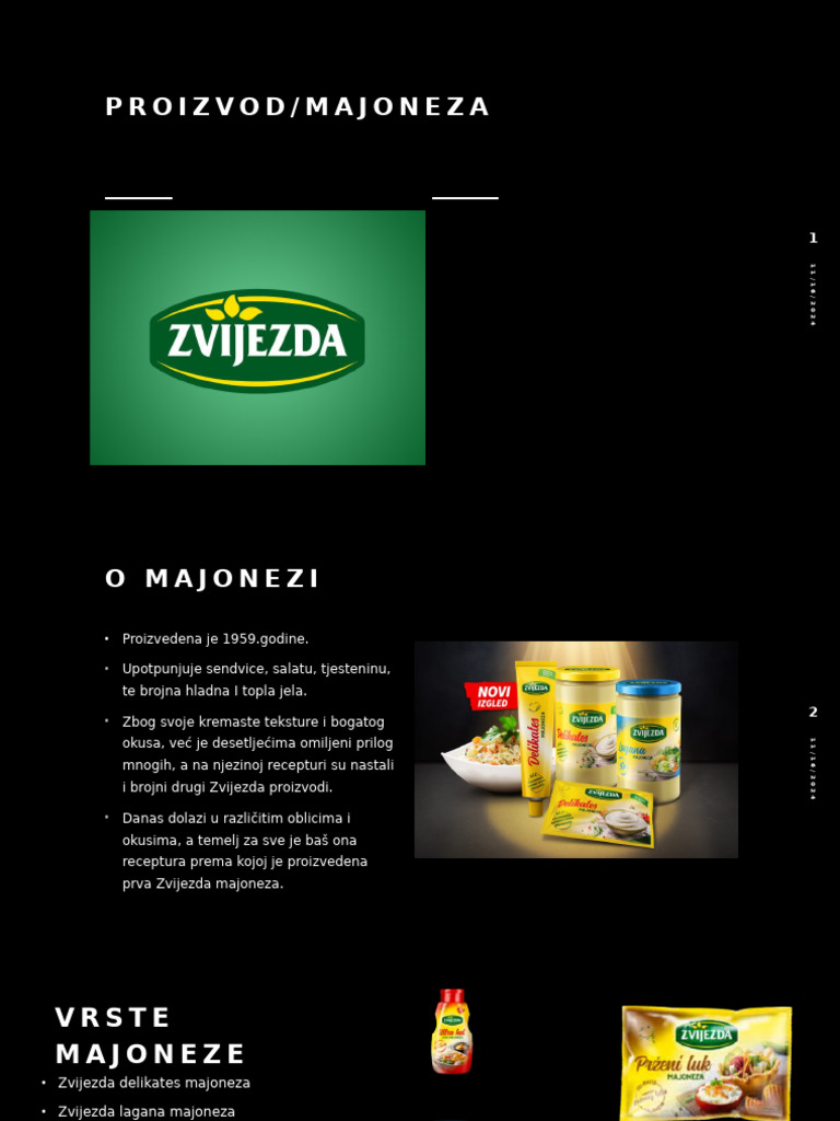 Majoneza - Prezentacija K.R | PDF