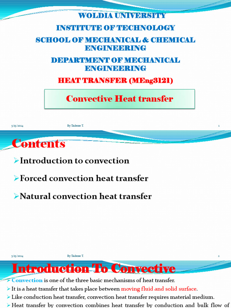 Convection | PDF | Boundary Layer | Convection