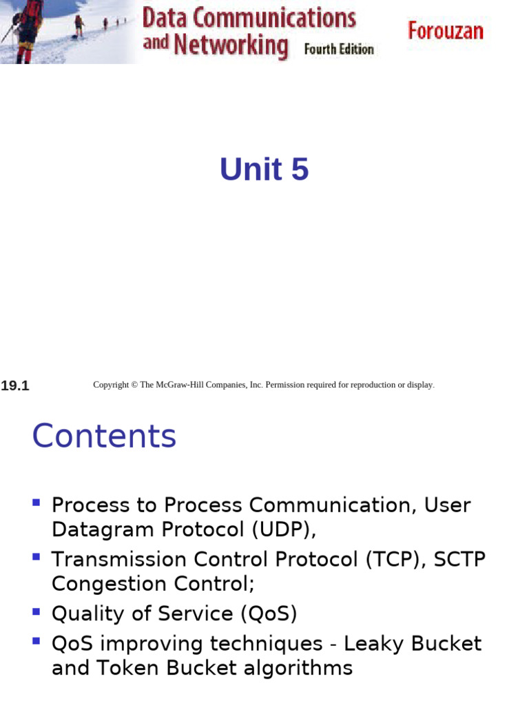 Unit 5 | PDF | Transmission Control Protocol | Internet Protocols