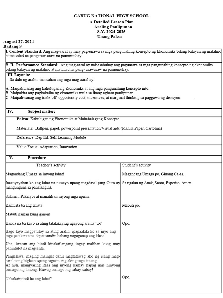 AP9 Unang Paksa | PDF