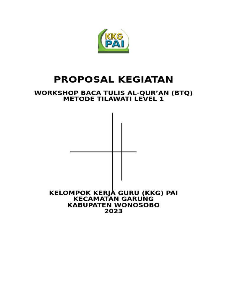 Proposal Kegiatan Workshop KKG | PDF | Bisnis