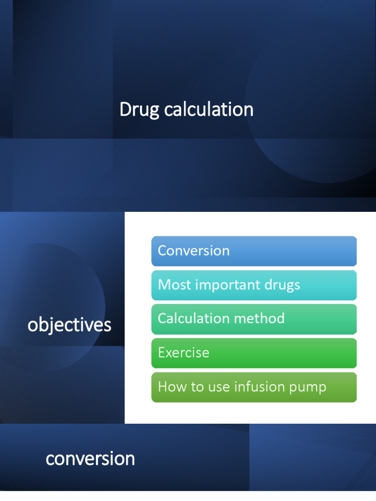 Inotropic Drug Calculation Guide | PDF