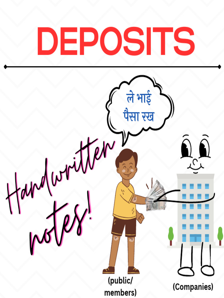 Deposits Notes - 1 | PDF | Finance & Money Management