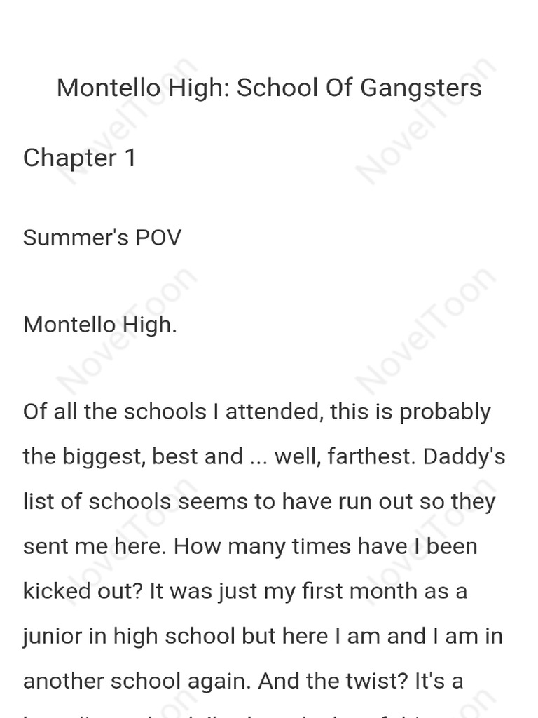 Montello High - School of Gangsters | PDF