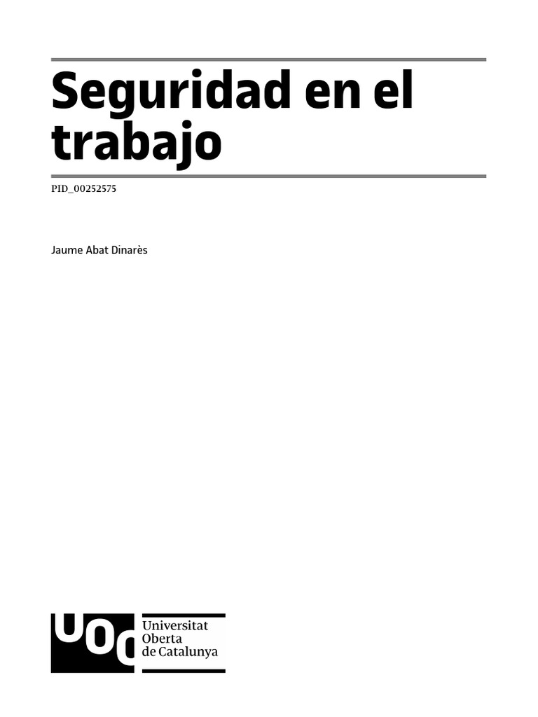 Módulo 0 - Seguridad en El Trabajo | PDF | Seguridad y salud ocupacional | La seguridad