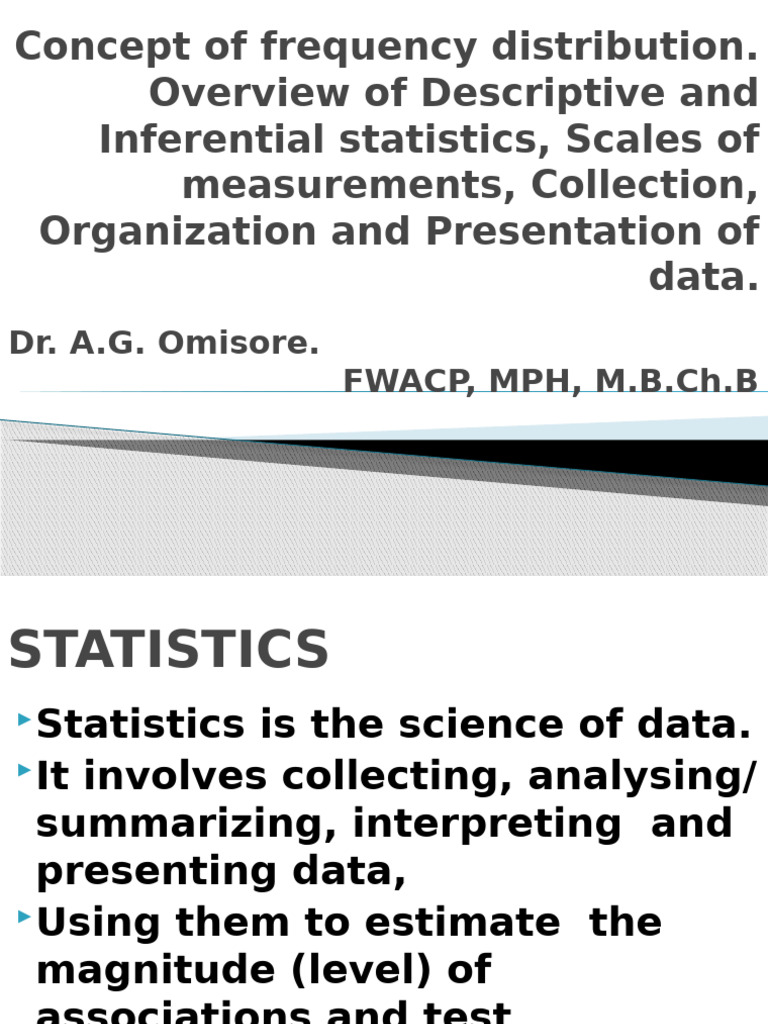 Intro to statistics | PDF | Level Of Measurement | Statistics