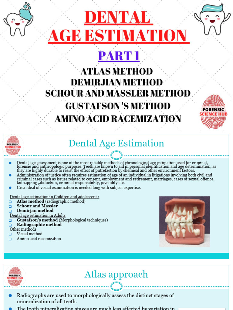 Dental Age Estimation | PDF
