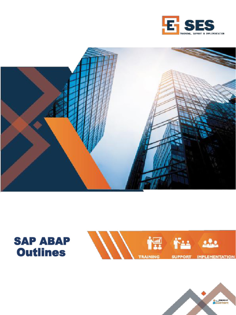 SAP ABAP Developer Outlines 2023 - 240416 - 173407 | PDF