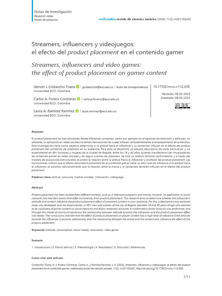 Streamers, Influencers y Videojuegos: El Efecto Del en El Contenido Gamer | PDF | Publicidad ...