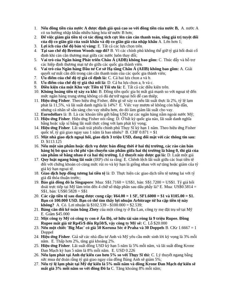 Đề TCQT MID | PDF